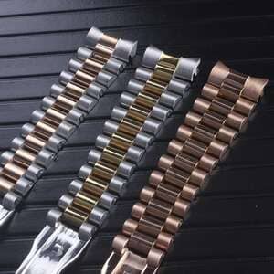 13mm 17mm 20mm 21mm Curea din oțel inoxidabil Accesorii pentru ceas ...